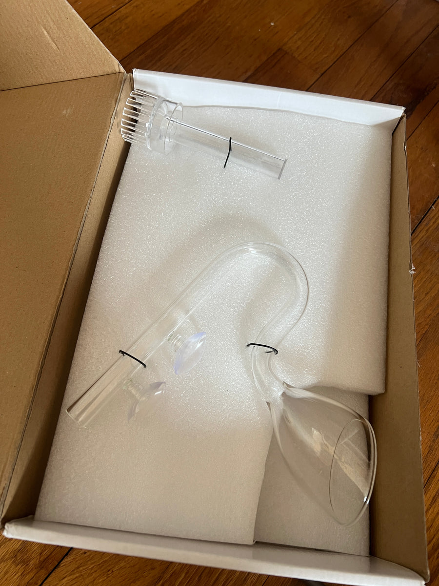 AquaGlass 17mm Glass Surface Skimmer and Outflow Kit – Aquarium Roots