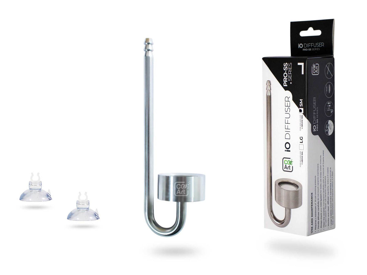 Co2 Art iO Stainless Steel CO2 Diffuser (small) – Aquarium Roots